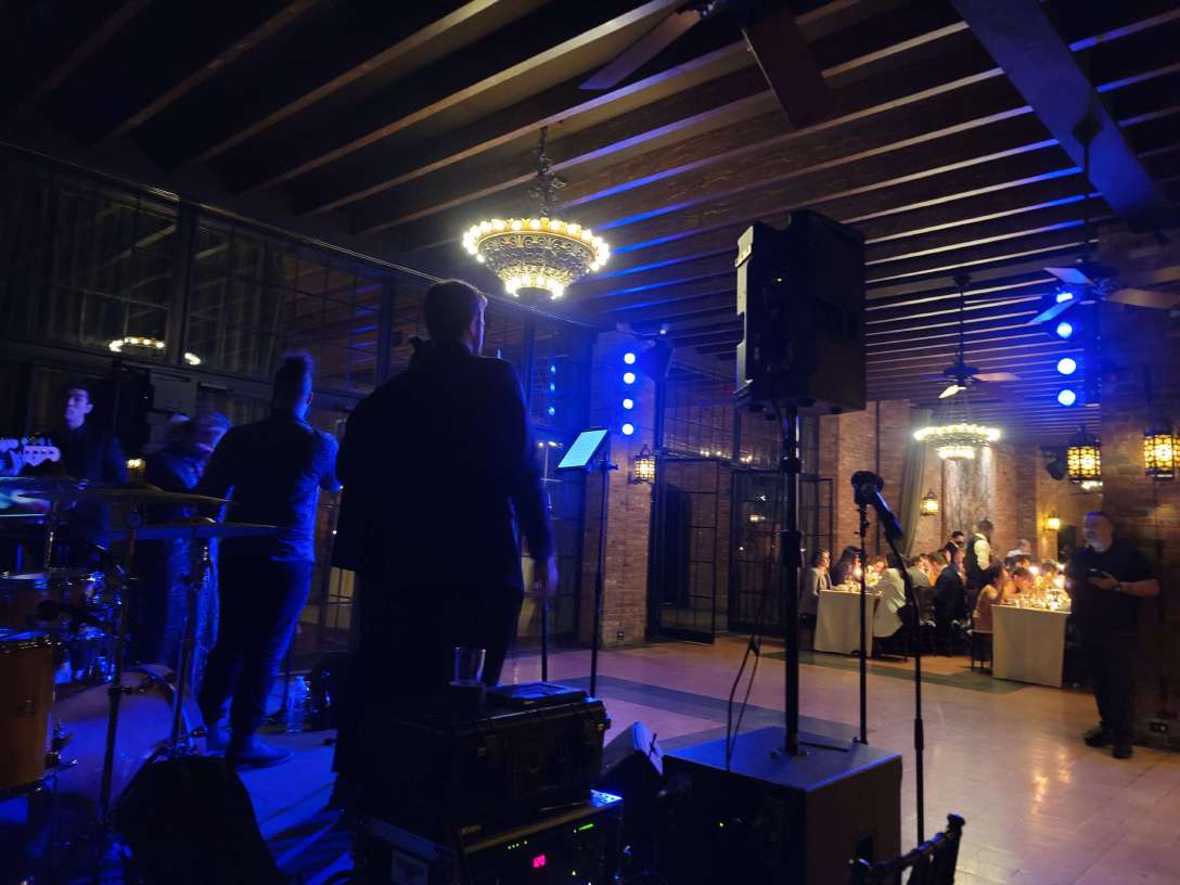 Band Lighting Wedding