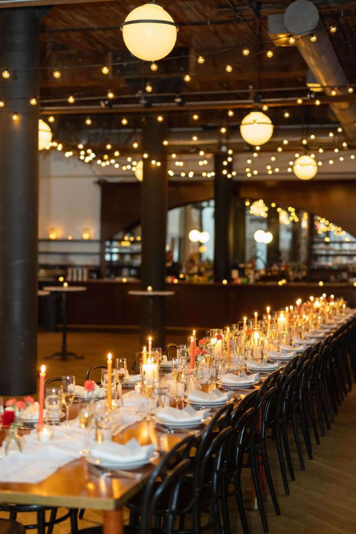 Zigzagging String Lights Wythe